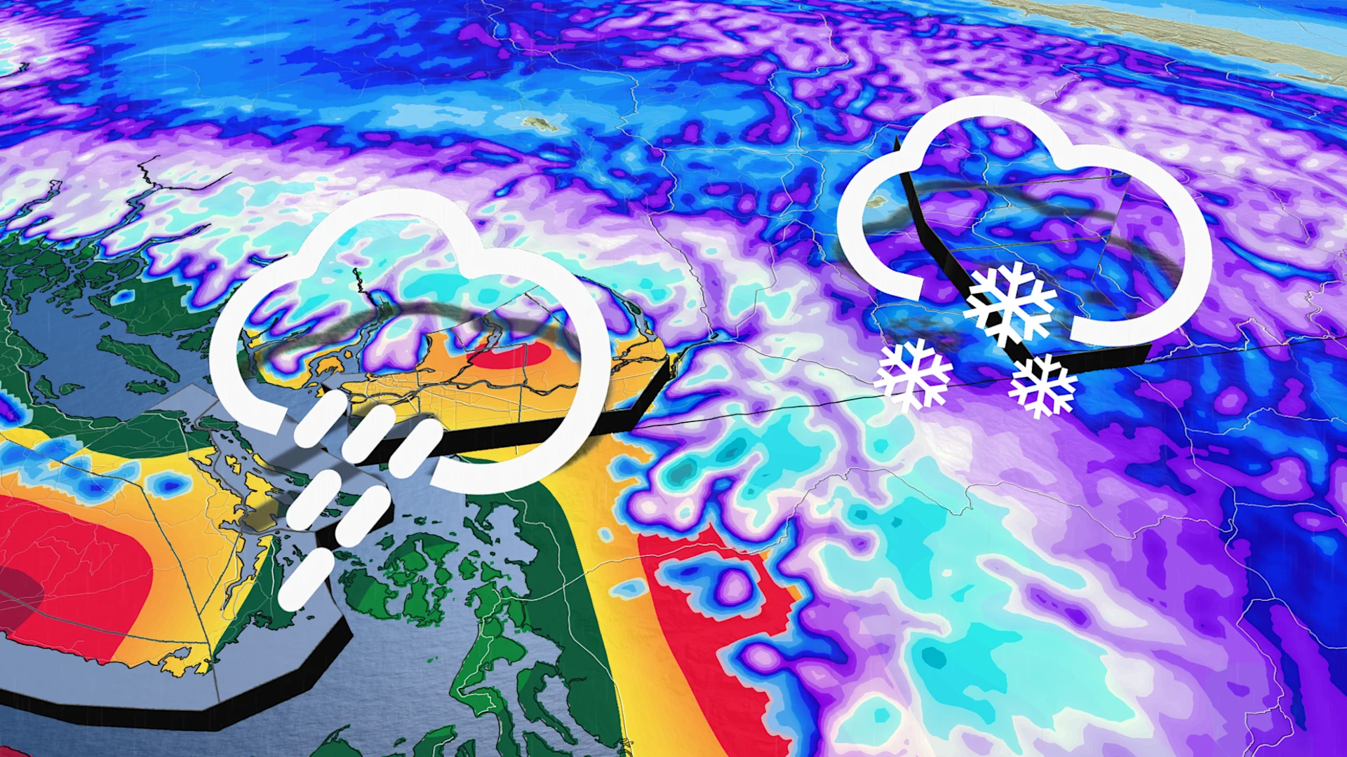 Heavy rain, snow and ice take aim at already storm-battered B.C. - The ...
