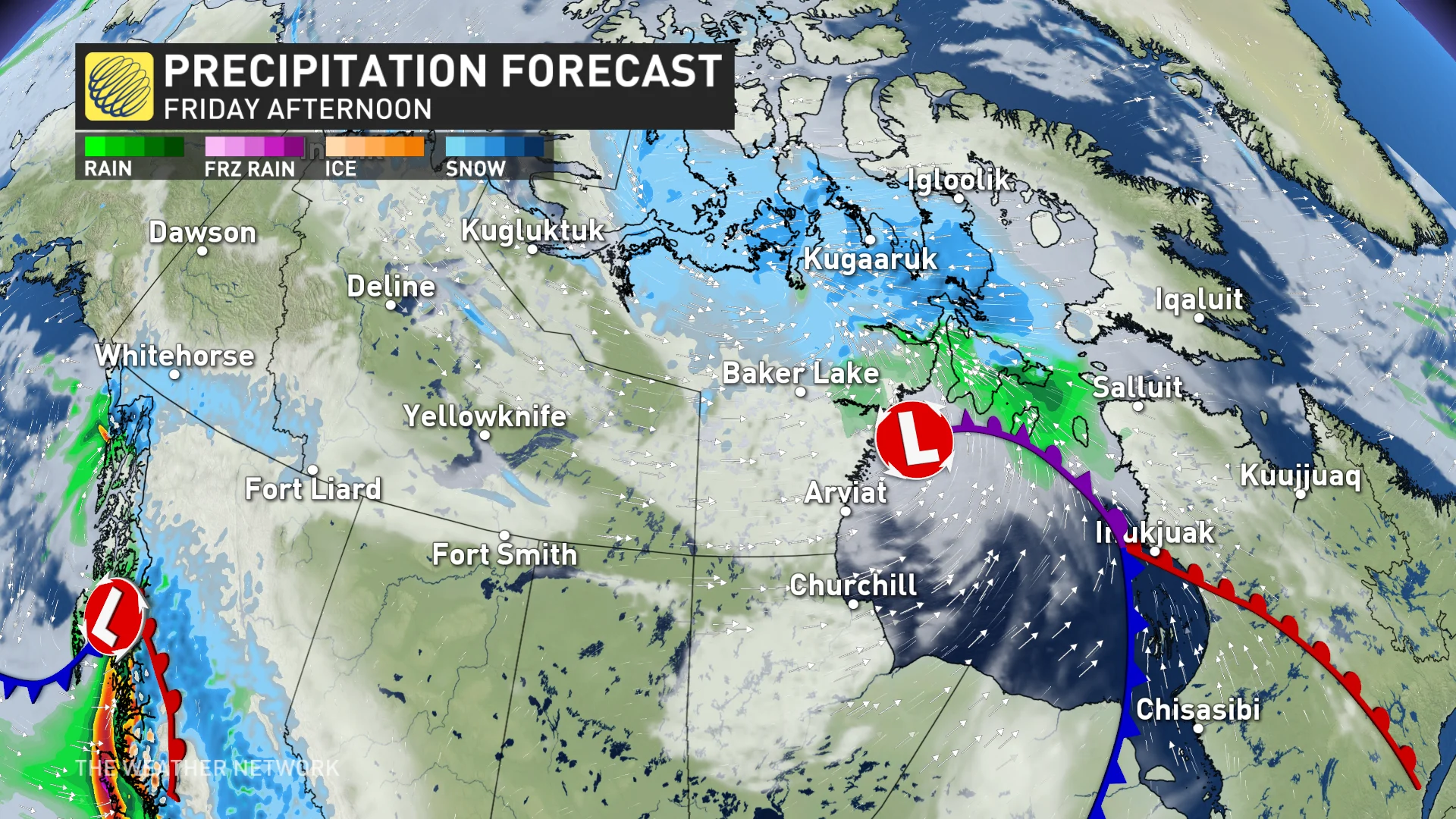 First blizzard warnings of the season issued in Northern Canada - The ...