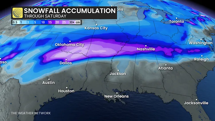 U.S. Deep South faces significant hazards from disruptive winter storm ...