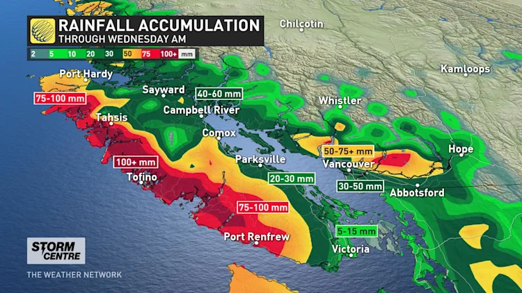 Power outages, damage possible as powerful storm set to slam B.C. - The ...