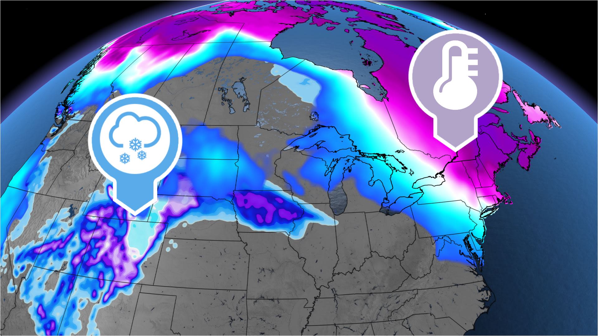 Le Québec va manquer une méga tempête - MétéoMédia
