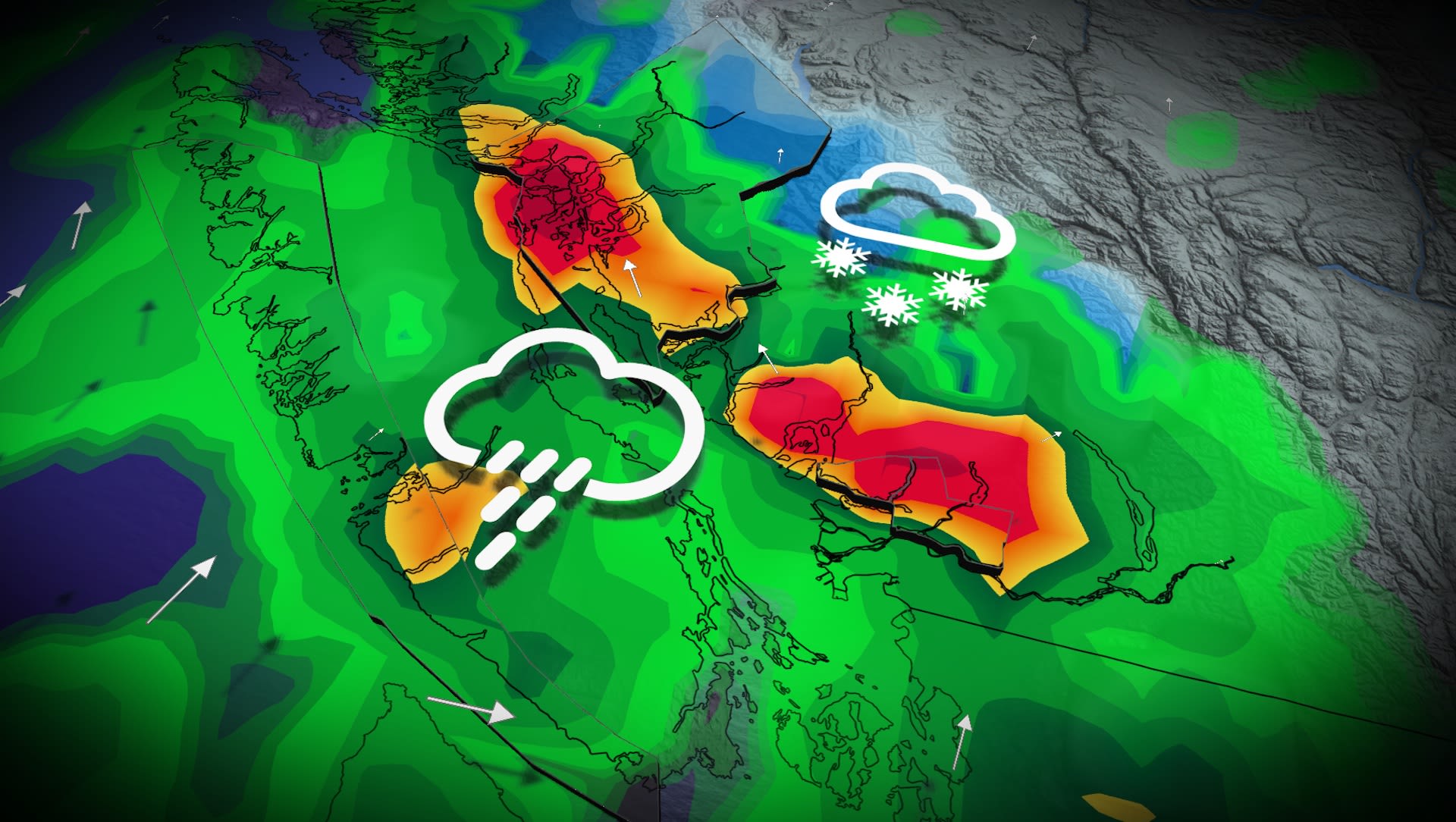 Thunder risk as 75-100 mm of rain heads to B.C. into this week - The ...