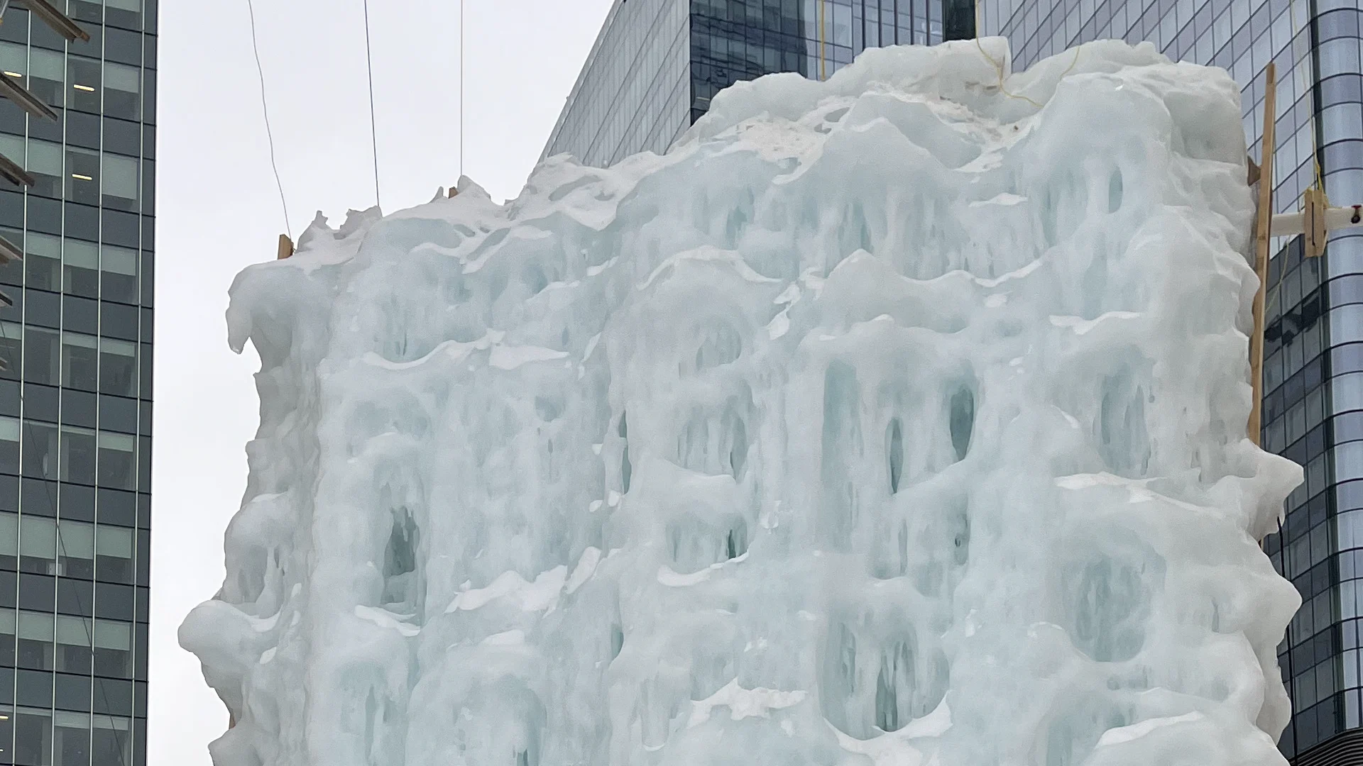 Cold snap good news for huge ice wall being built in Edmonton - The ...