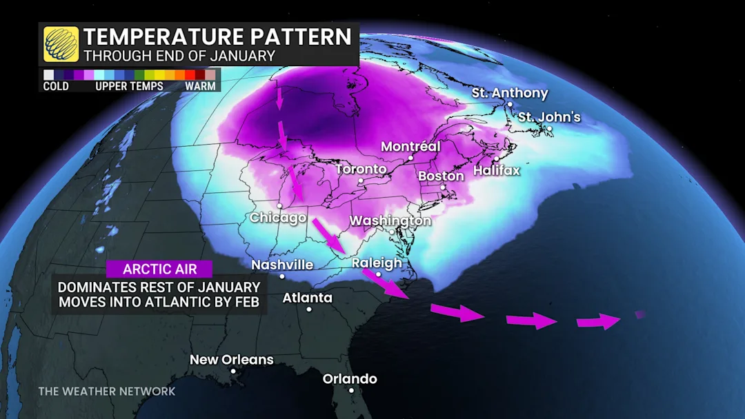 Frigid air lingers across Canada to close January - The Weather Network