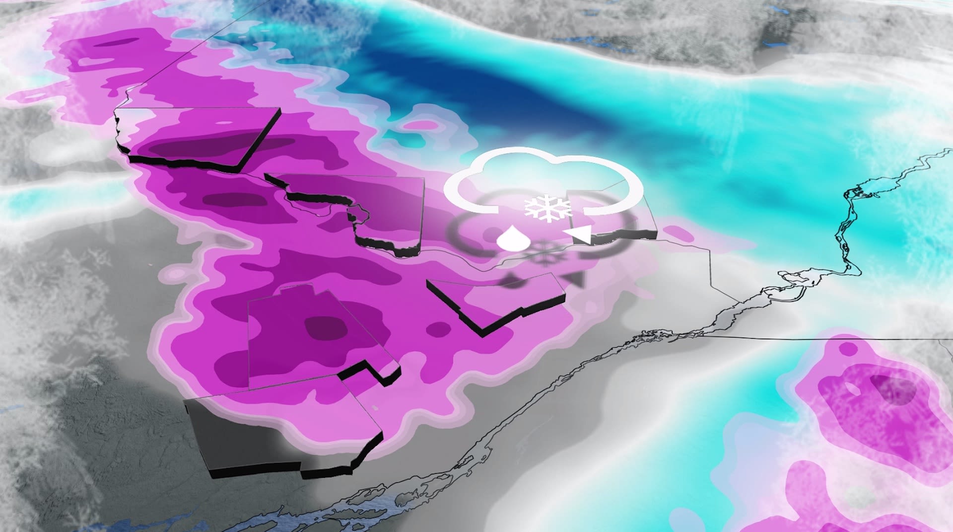 Hazardous travel with extended period of freezing rain in parts of ...