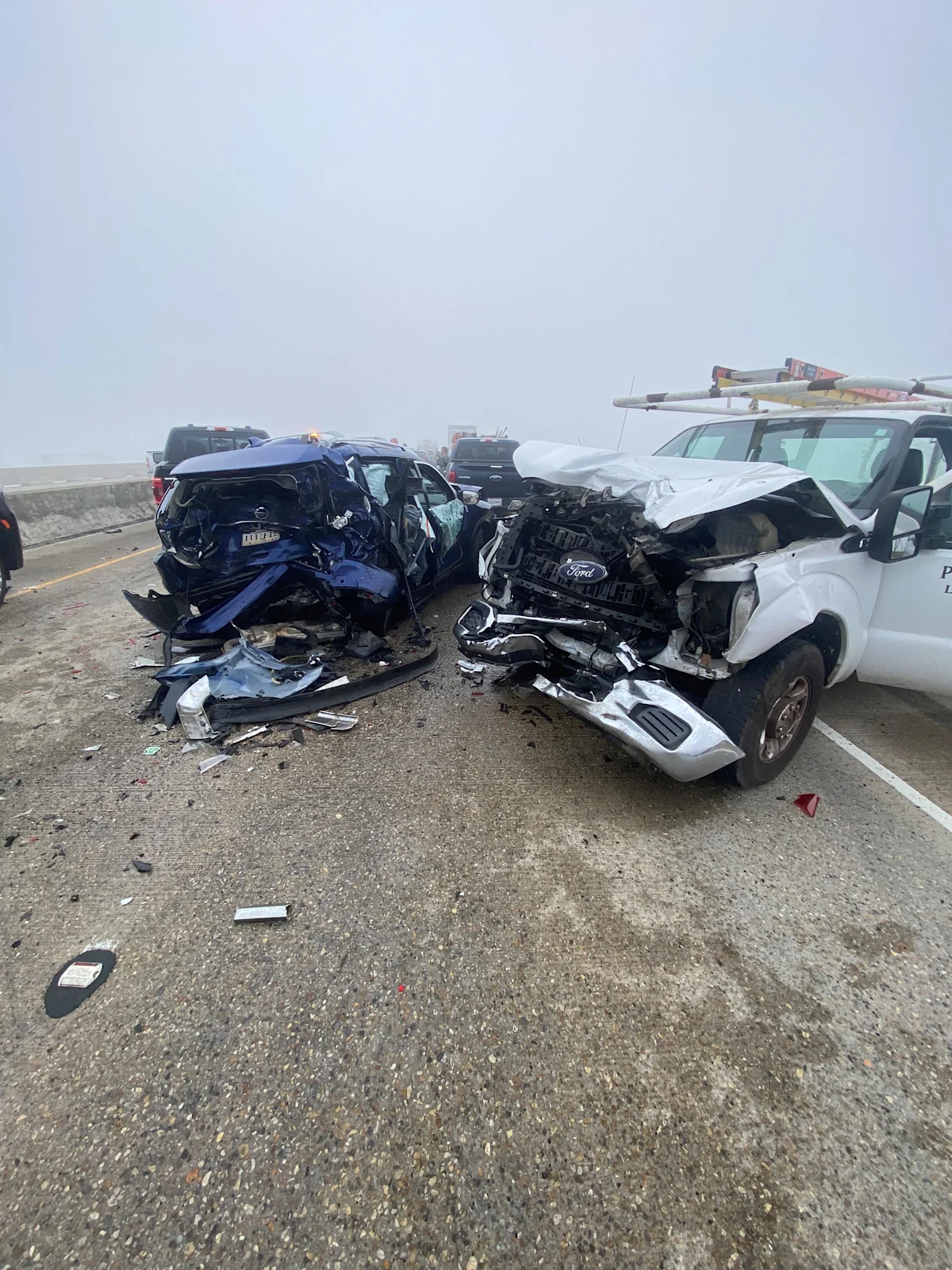 'Super fog' contributes to massive vehicle pileup west of New Orleans ...