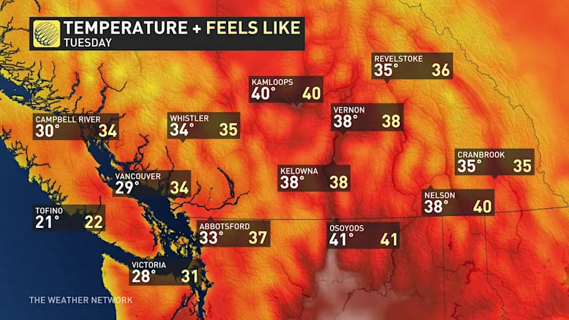 Unyielding heat keeps B.C. sizzling under stifling temperatures - The ...