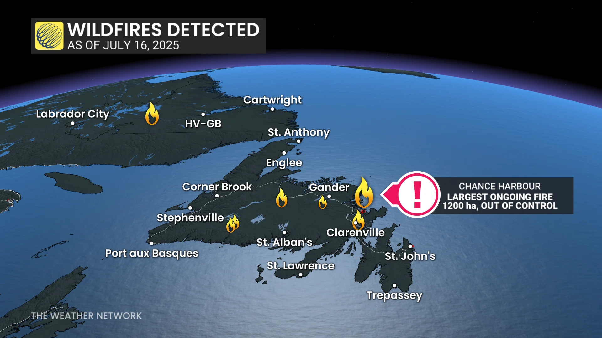 No significant growth of Chance Harbour wildfire on Wednesday - The ...