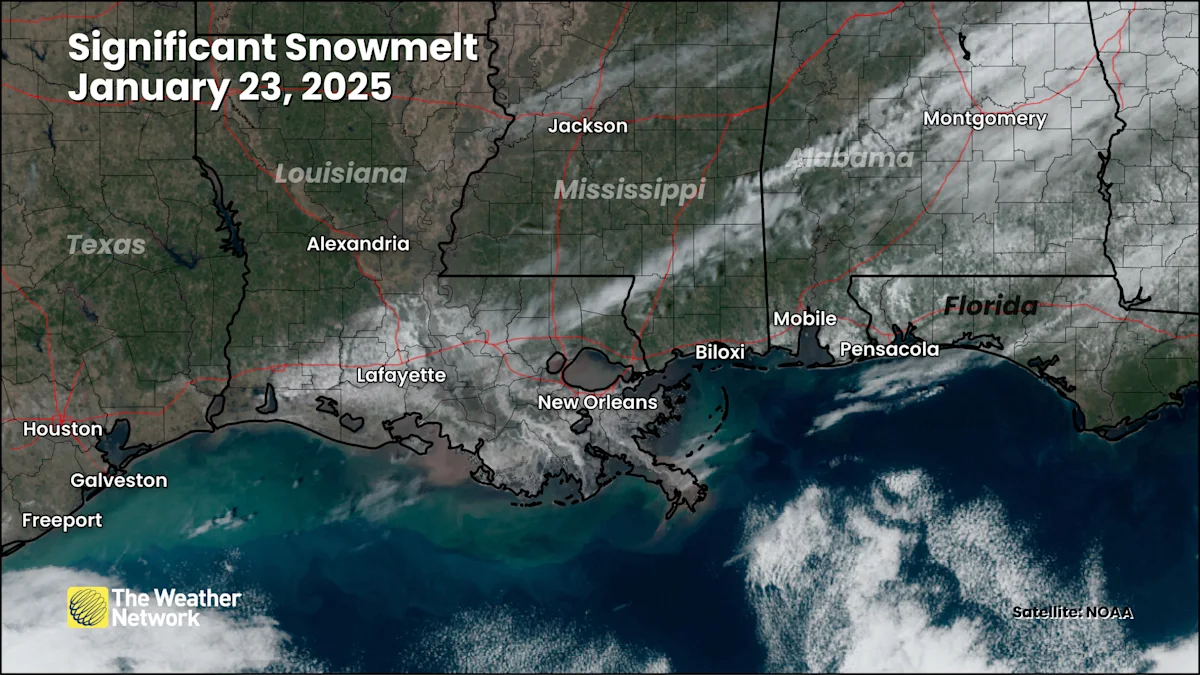 See the astounding satellite images of Florida’s historic snow - The ...