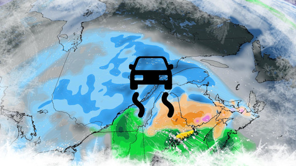 Tempête : visibilité réduite, sorties de route et importantes quantités ...