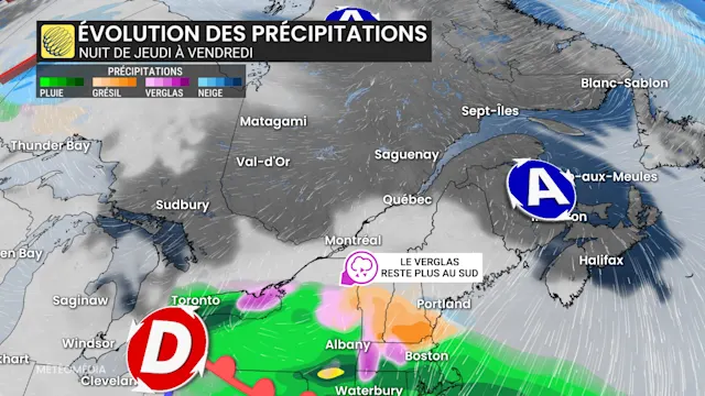 Jeudi : retour du froid avec un phénomène qui divise le sud du Québec ...