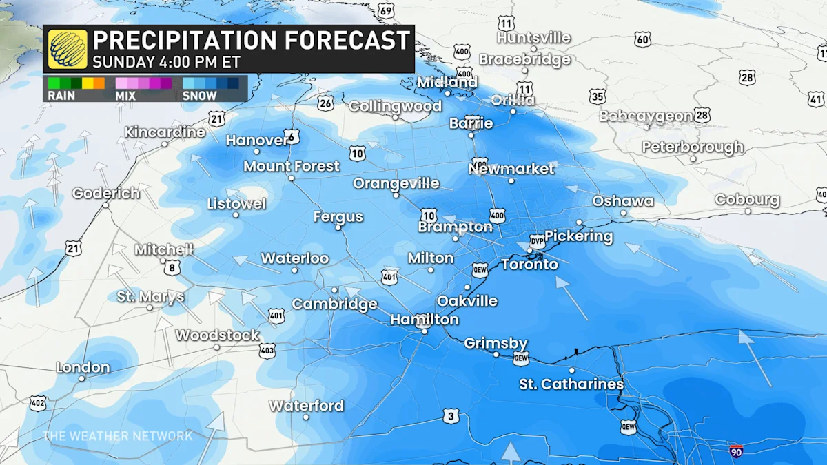 Dicey travel possible as influx of messy winter weather targets Ontario ...
