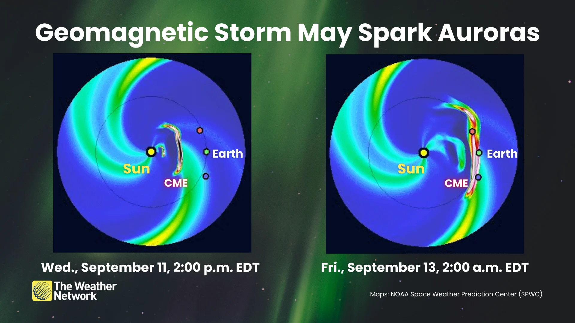 Aurora alert: lights may sparkle over Canada Thursday night - The ...