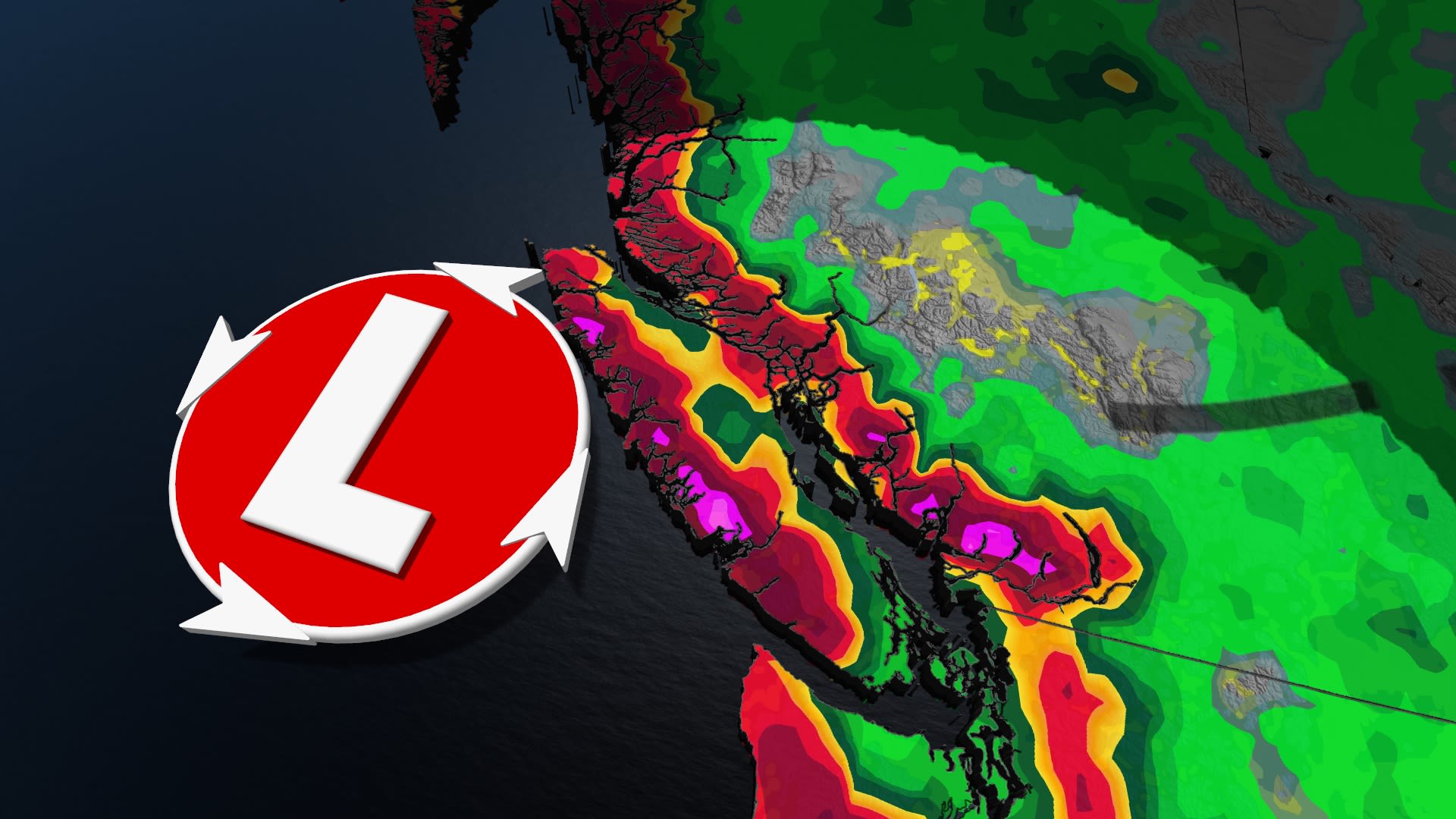 As much as 100 mm of rain could soak parts of B.C. as wet pattern ...