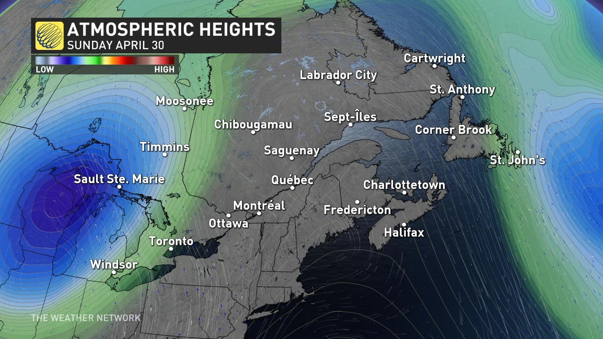 A spring swing sees a temperature swap in Canada to end April - The ...