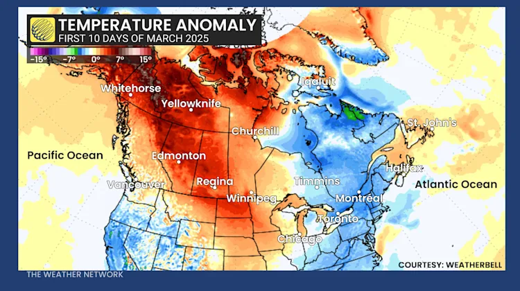 Canada to see March madness as winter transitions to spring - The ...