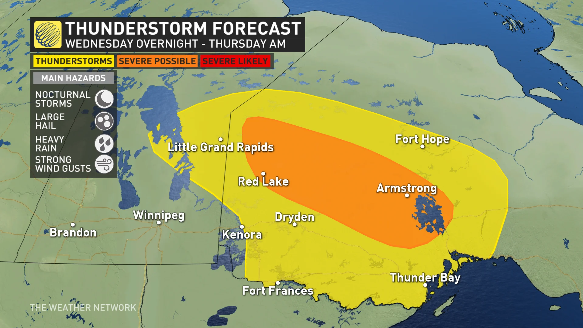 Nocturnal storms in northwestern Ontario follow Manitoba tornado ...