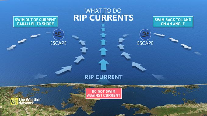 The Weather Network - Rip currents are a natural hazard along coasts ...
