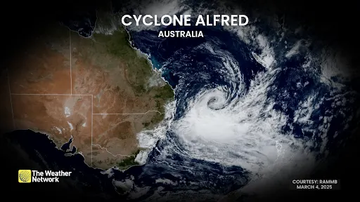 Cyclone Alfred targets millions in Australia, first in decades - The ...