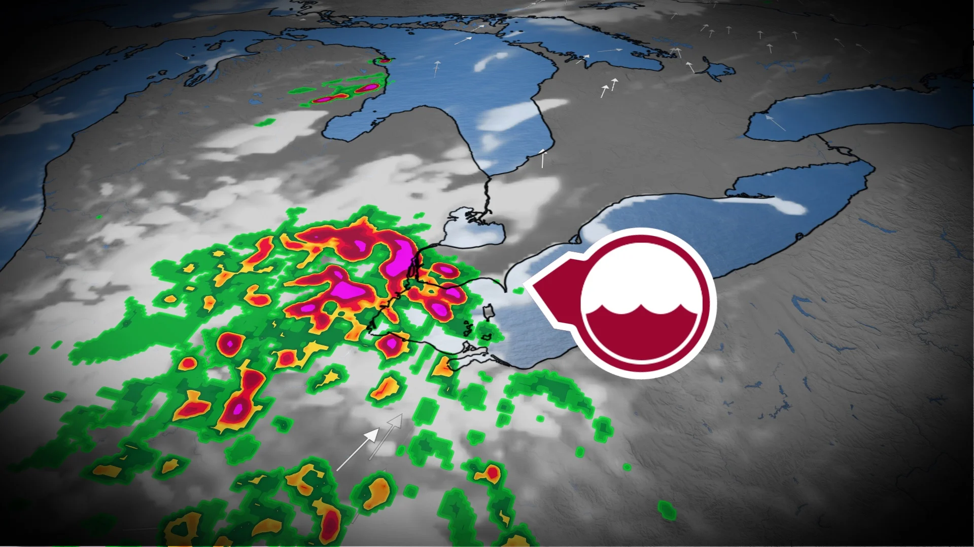 Flood risk rises as sluggish storms push through southwestern Ontario - The Weather Network