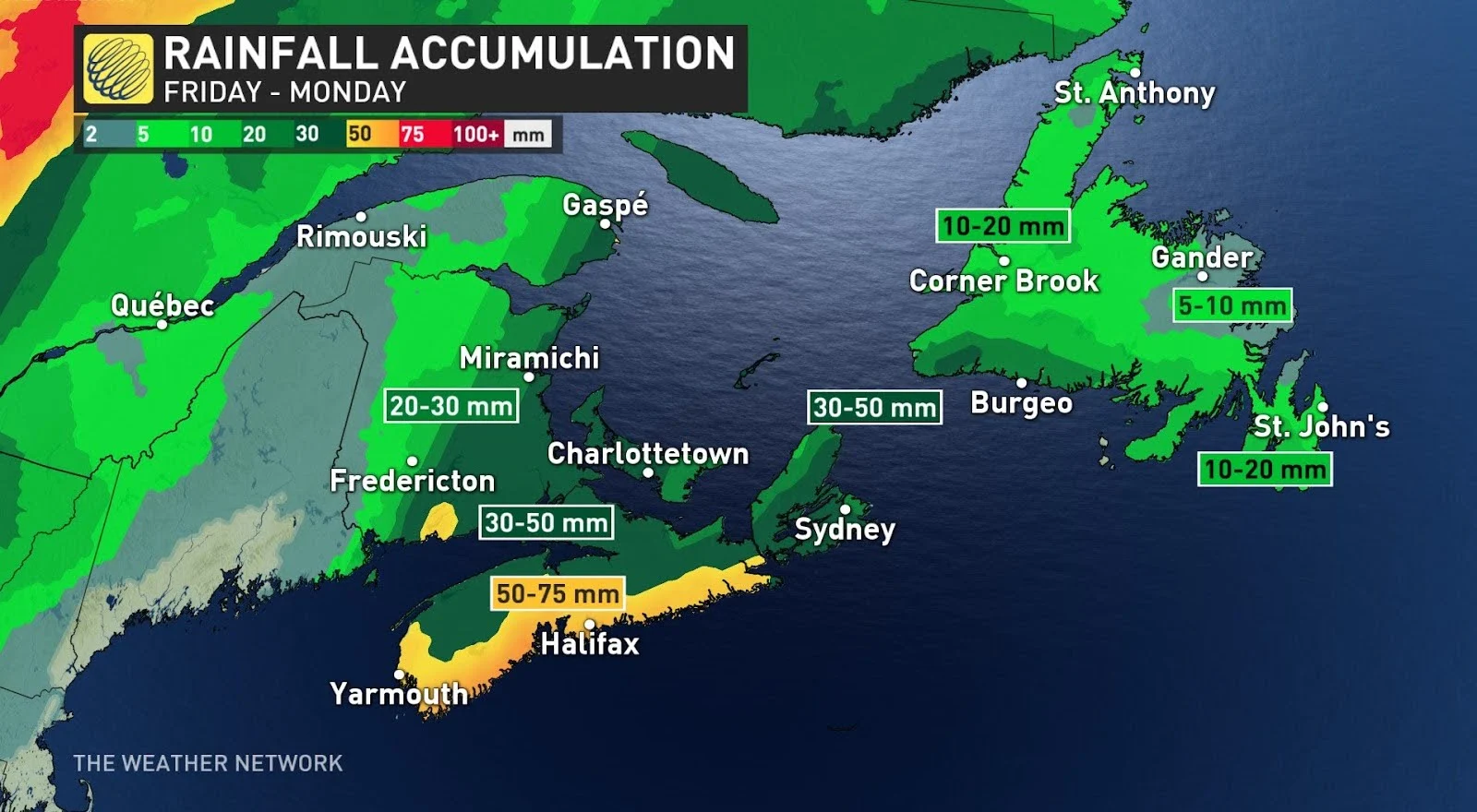 Rainfall warnings persist as moisture-laden, windy storm hits Atlantic ...