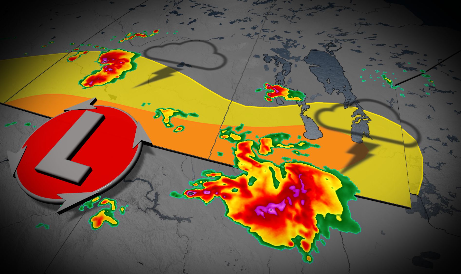 Thunderstorm potential ramps up across the southern Prairies Thursday ...
