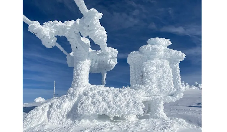 See the viral images of the B.C. ski lift encased in ice - The Weather ...