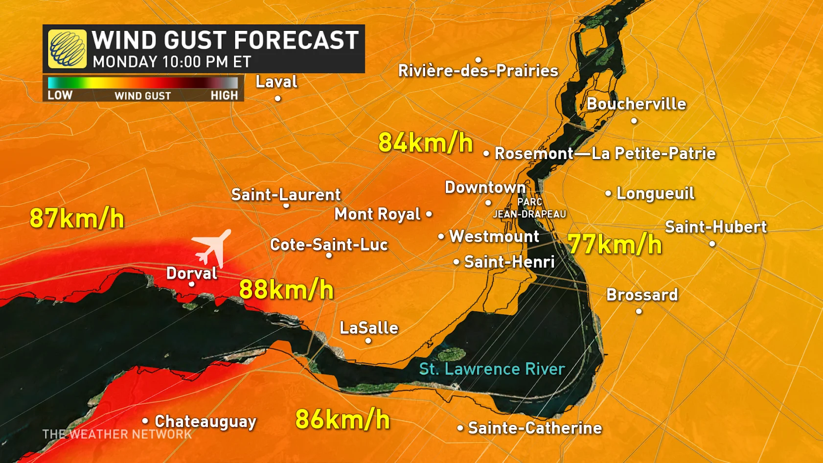Outages rapidly mount as 90+ km/h gusting winds blow through Quebec ...