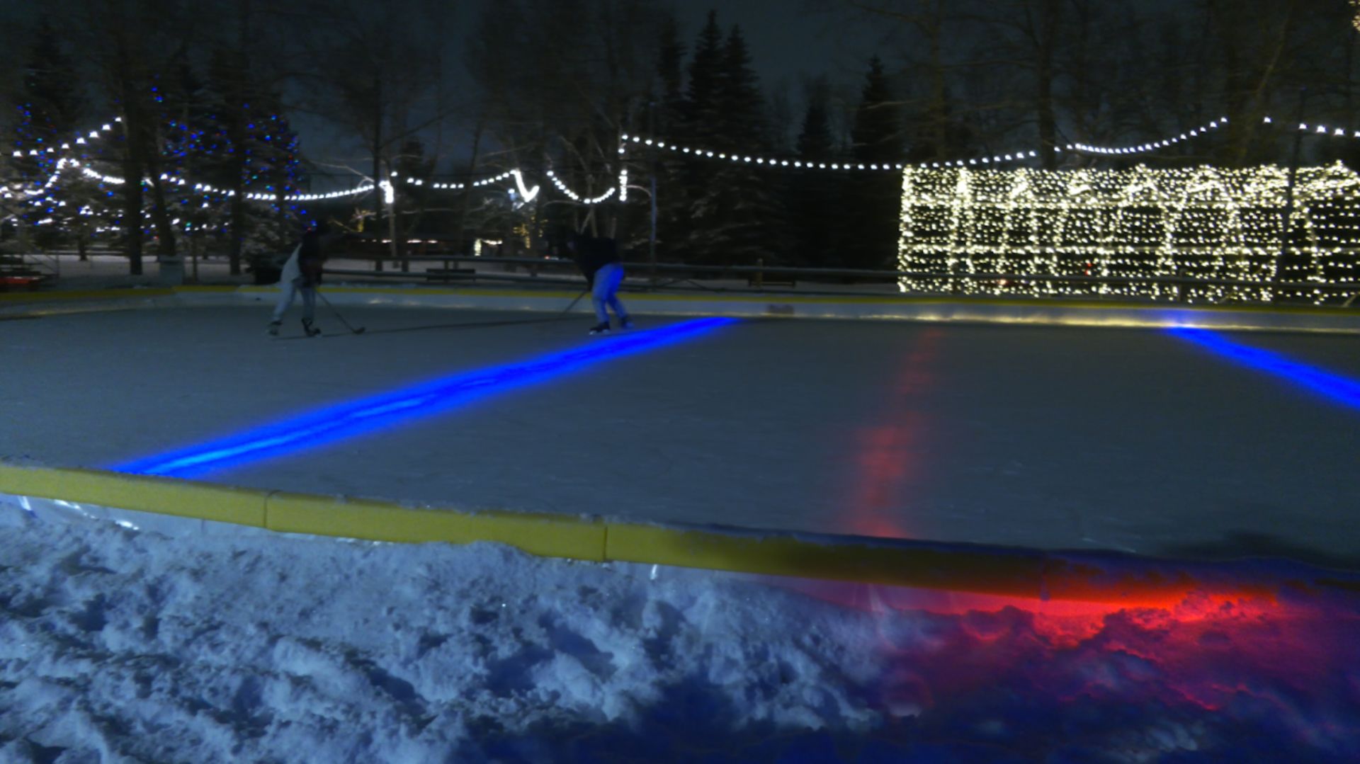 Ice bikes, crokicurl, glowing blue lines show creativity in Calgary ...