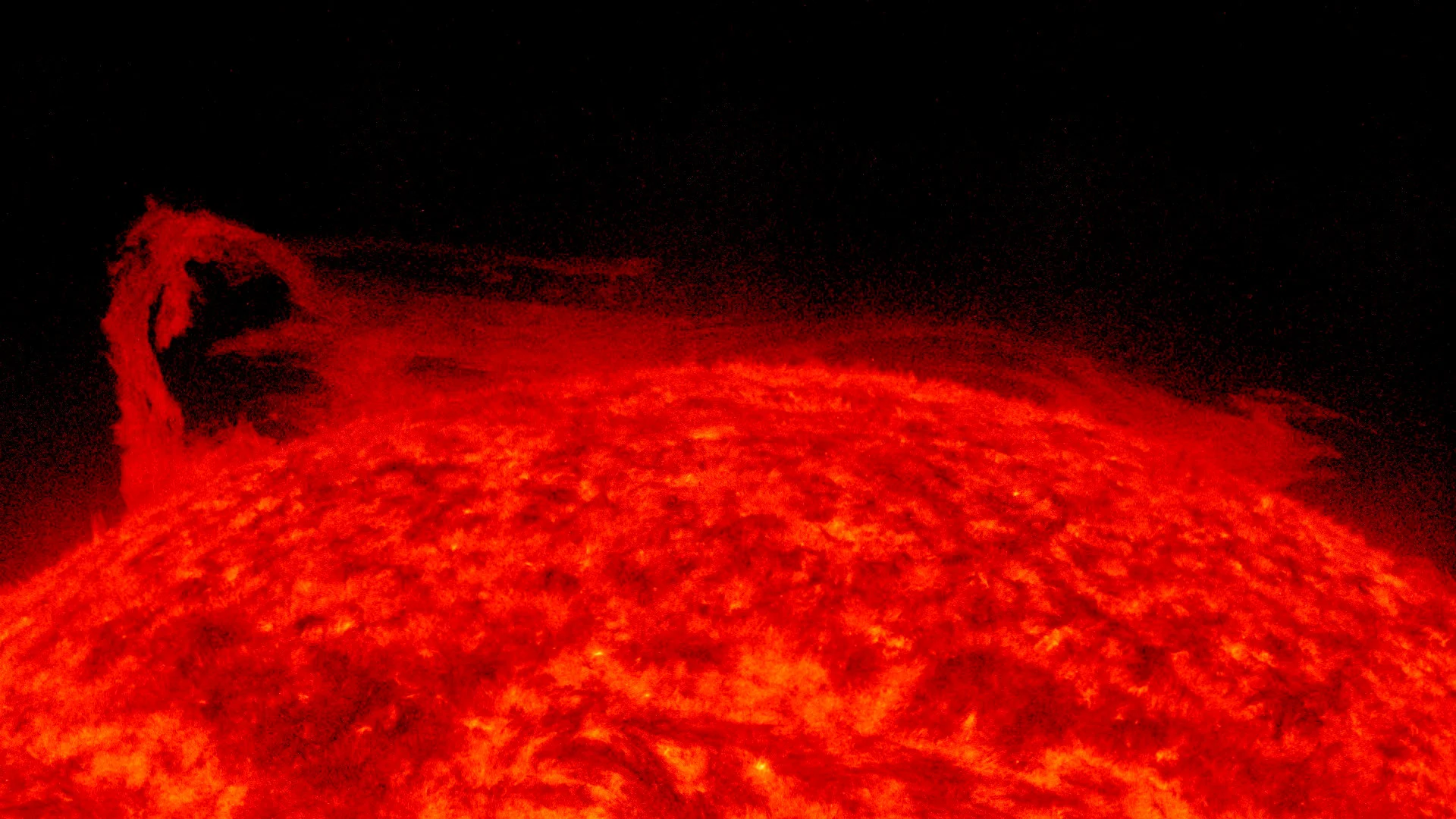 Massive filament swirls into a 'polar vortex' on the Sun, wowing ...