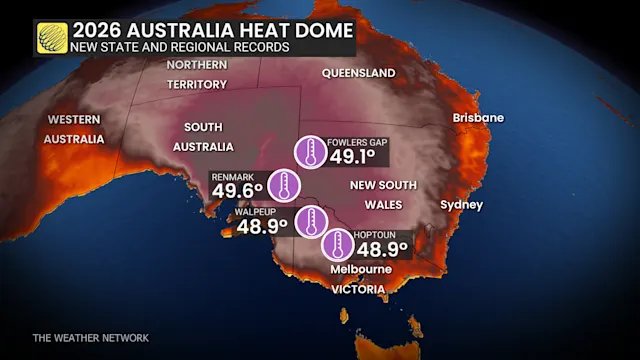 50°C? Parts of Australia enduring an unprecedented, multi-day heat wave ...