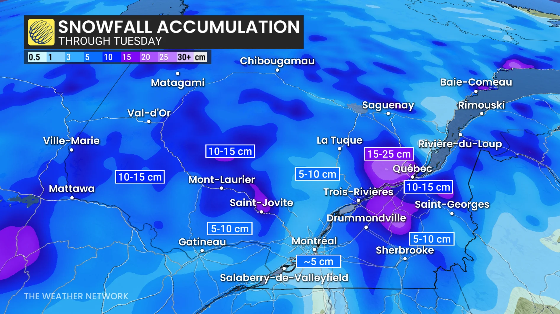 Quebec braces for powerful front with high winds, snow squalls - The ...
