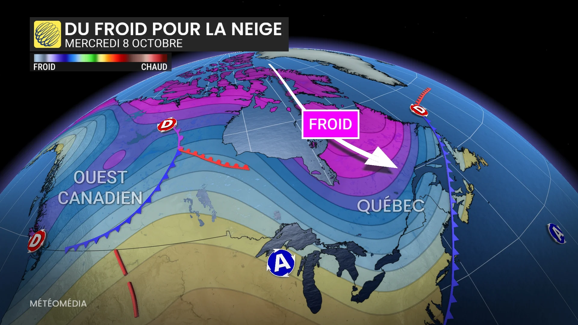 Après la chaleur estivale au Québec, le retour de la neige - MétéoMédia