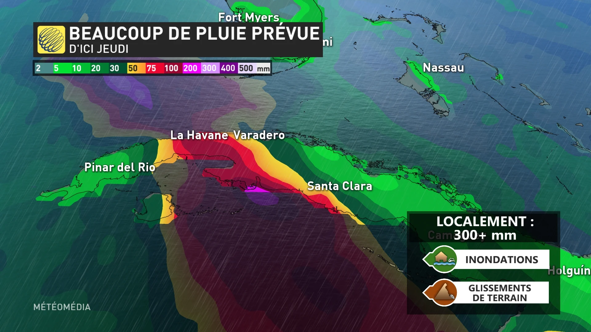 Rafael est devenu un ouragan majeur et frappe Cuba - MétéoMédia