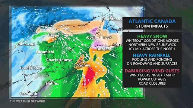 Powerful winter storm to bring strong winds, storm surge to Atlantic ...