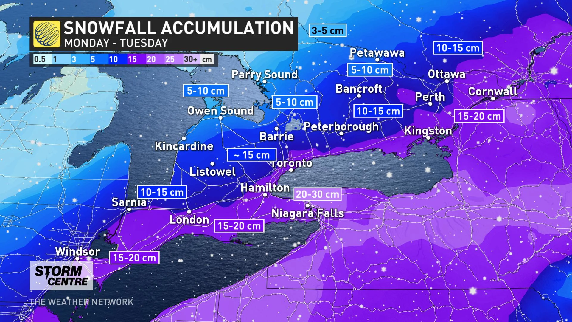 Potent storm could bring 15-30 cm of snow to Ontario, Quebec this week ...