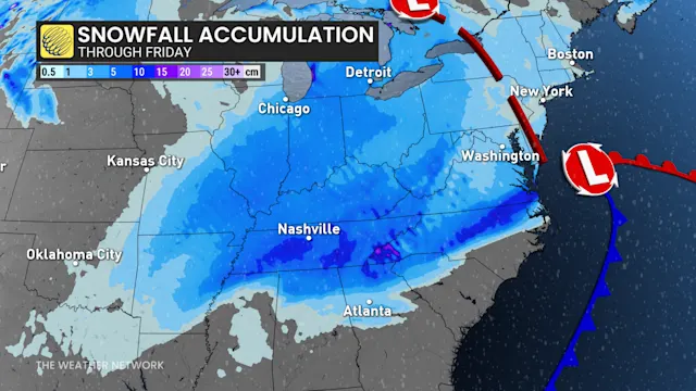 Thousands of flights cancelled as biggest snowfall in years hits ...