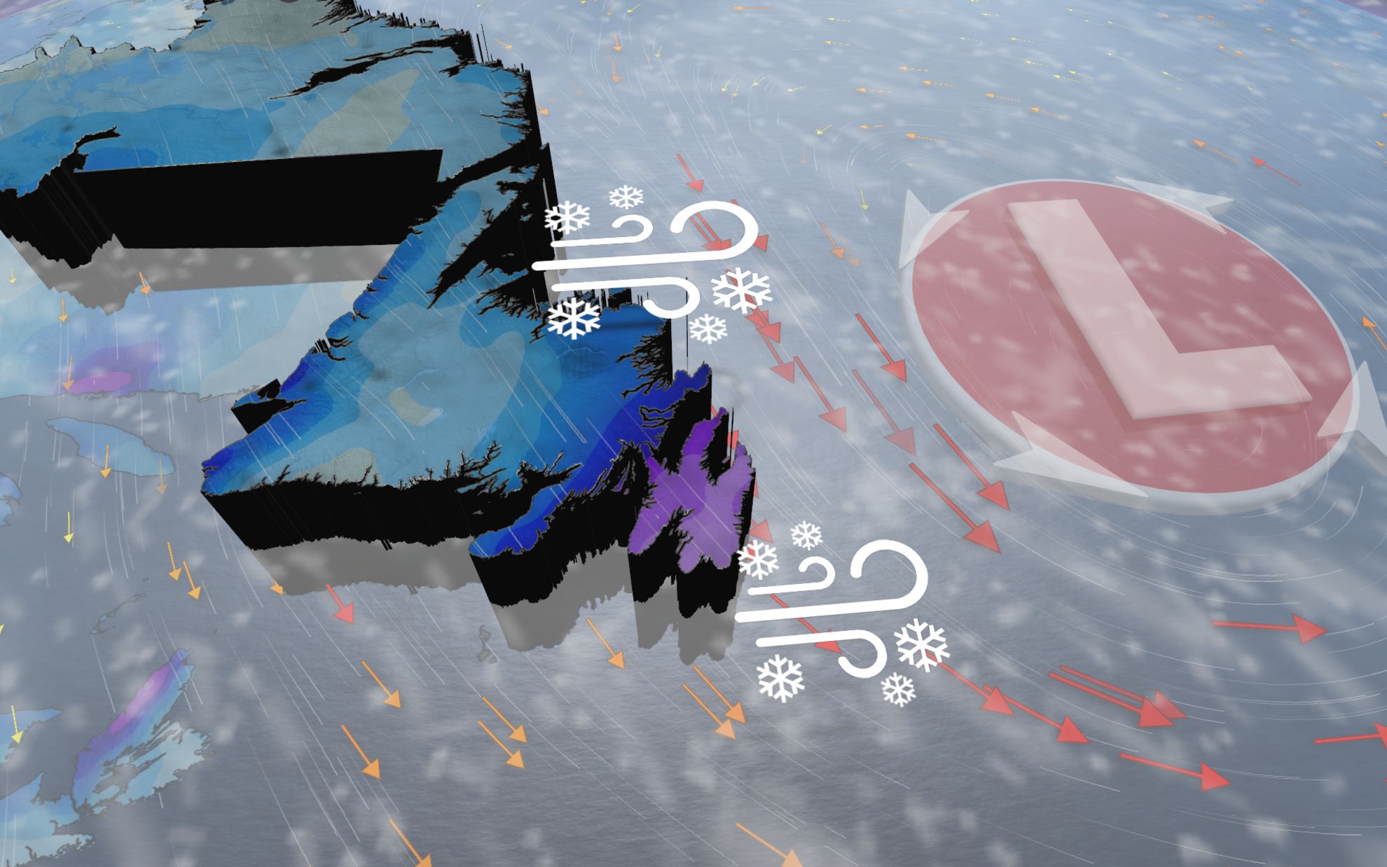 Risk of hazardous travel with blizzard-like conditions in Newfoundland ...
