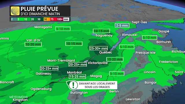 Fonte et pluie : risque d’inondations à surveiller - MétéoMédia