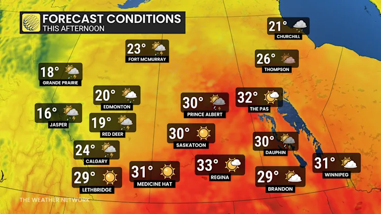 Conducive severe storm setup on the Prairies will reappear, shift on ...
