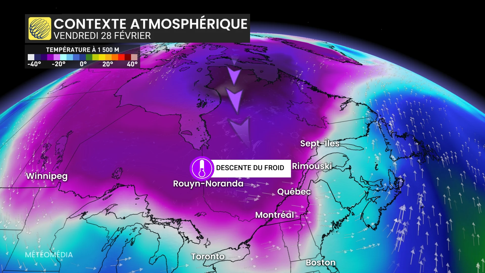 Ce n’est pas terminé pour la neige : jusqu’à 25 cm au Québec - MétéoMédia