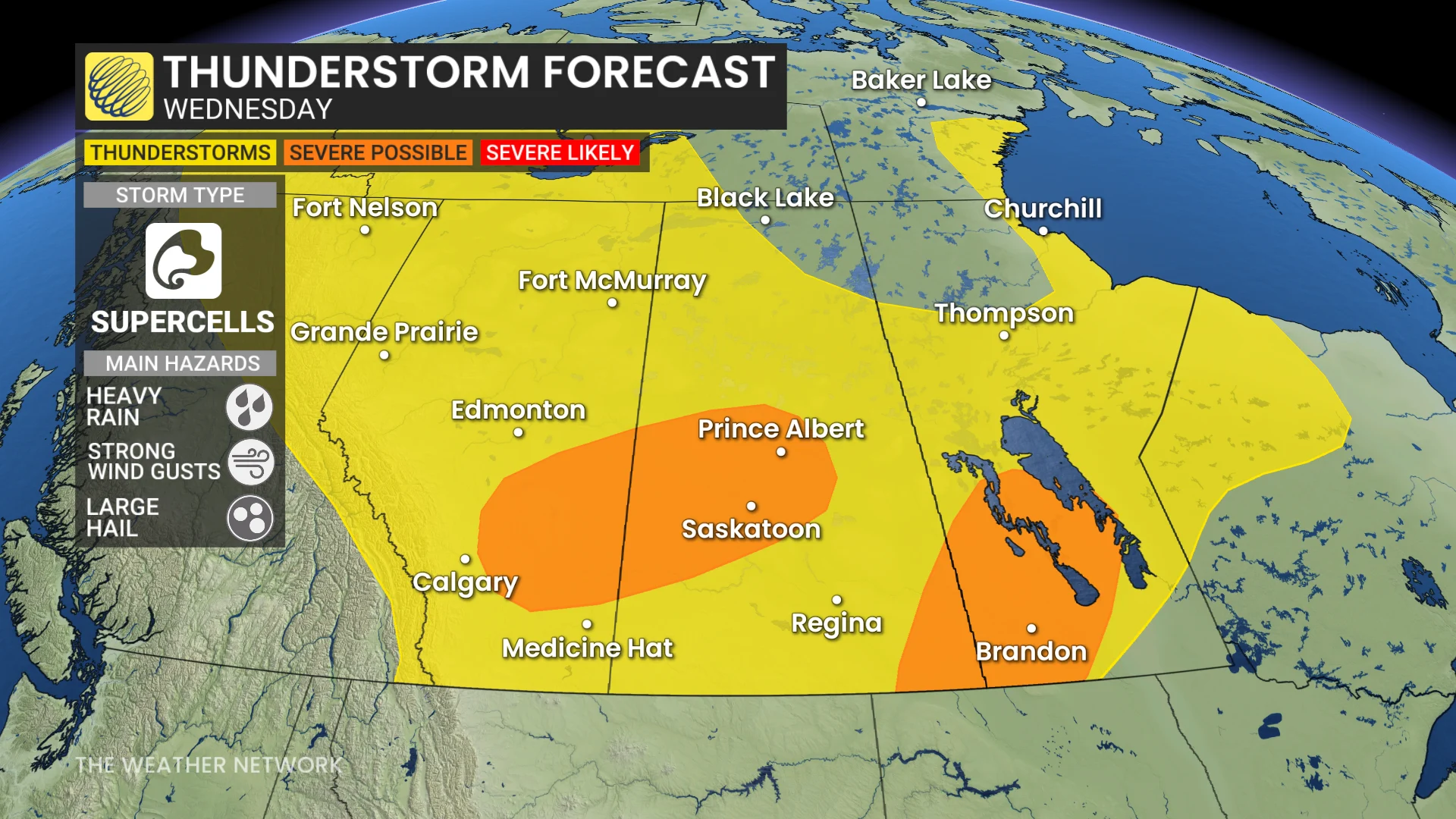 Conducive environment on the Prairies revives severe storm, supercell ...