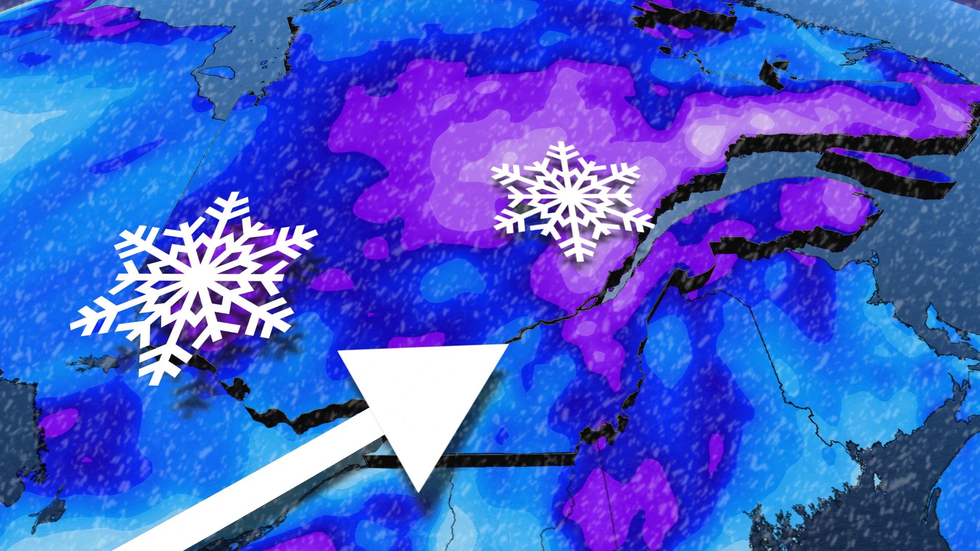 Back-to-back weekend systems bring a slippery risk of rain and snow to ...